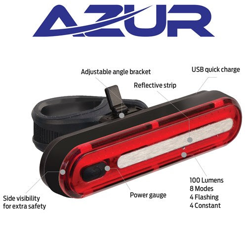 Azur Alien 2 100 Lumen Rear Light – Bicycles Victor Harbor